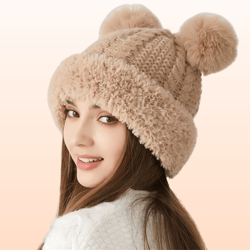 Fuzzy Knitted Beanie – Snug and Cozy PH
